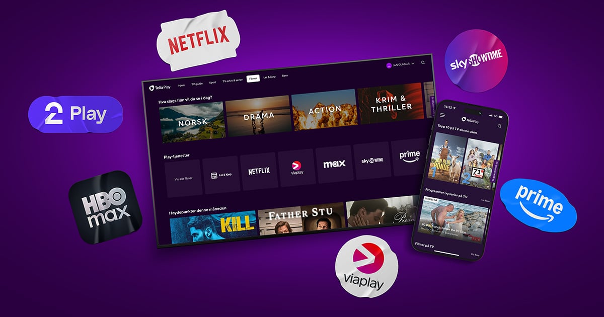 TV-abonnementet Telia Play - si farvel til TV-pakker | Telia