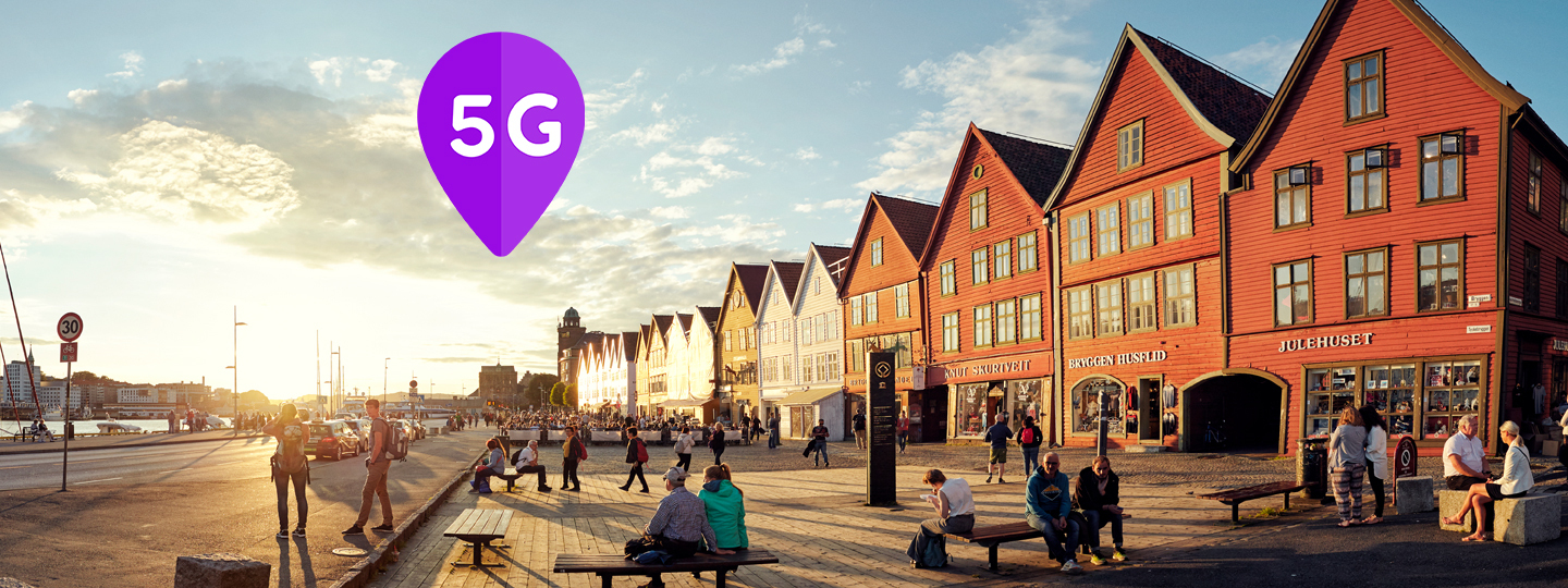 Full fart med 5G-nett i Bergen | Telia