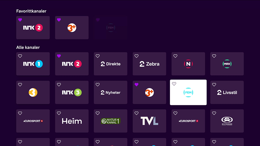 Telia Play-app på TV | Telia