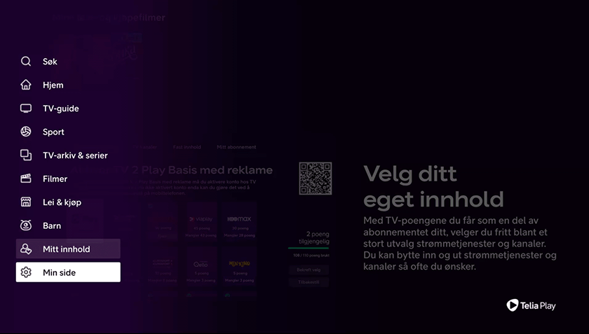 Telia Play-app på TV | Telia
