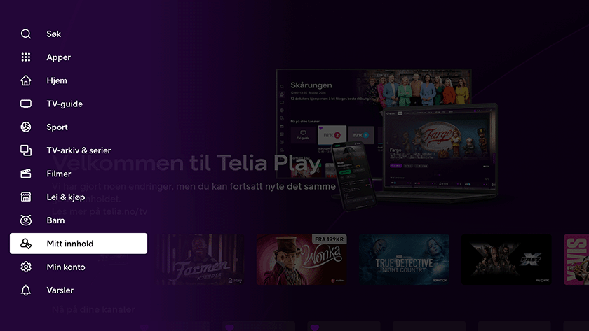 Telia Play-app på TV-boksen | Telia